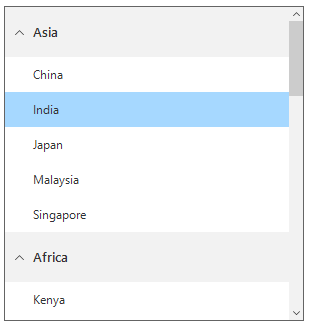 Item Sizing in WinForms ListView Control | Syncfusion